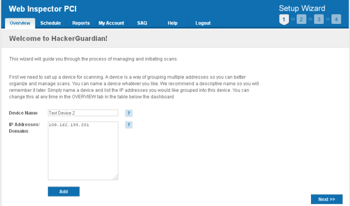 Running Your PCI Scan, PCI Scanning, Malware Scanner | Comodo Web Inspector